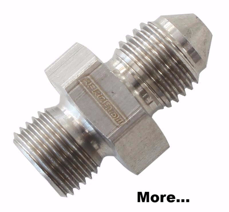 S/S BSPP and NPS to -3AN Washer Seal Adapter – AutoPlumb
